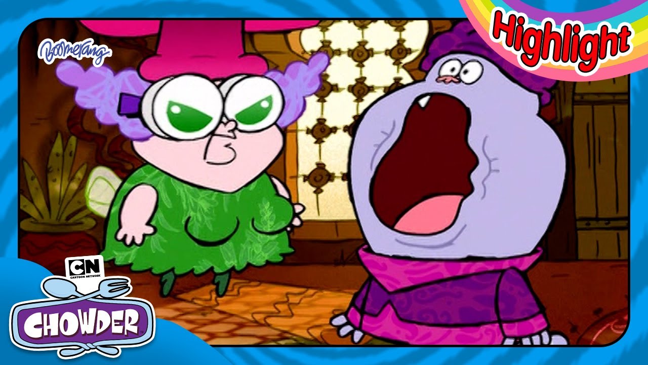 ซ่อนหมากฝรั่งจากทรัฟเฟิล | ชาวเดอร์ | Chowder | Chowder and friends ...