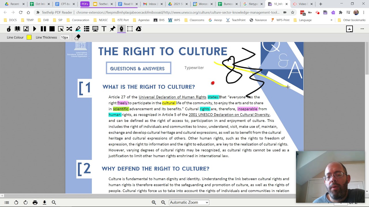 Texthelp PDF Freehand Drawing - YouTube