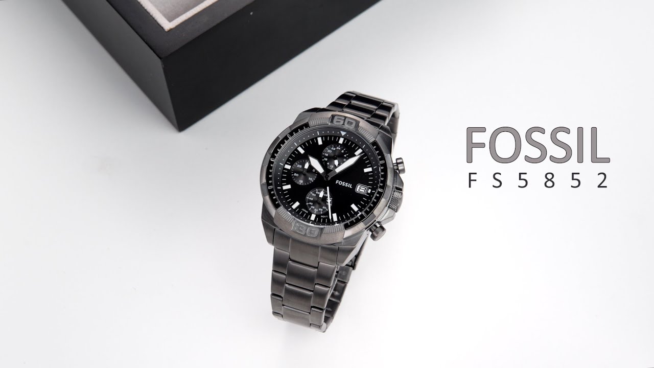 Review đồng hồ Fossil FS5852 tính năng Chronograph (đo thời gian ...