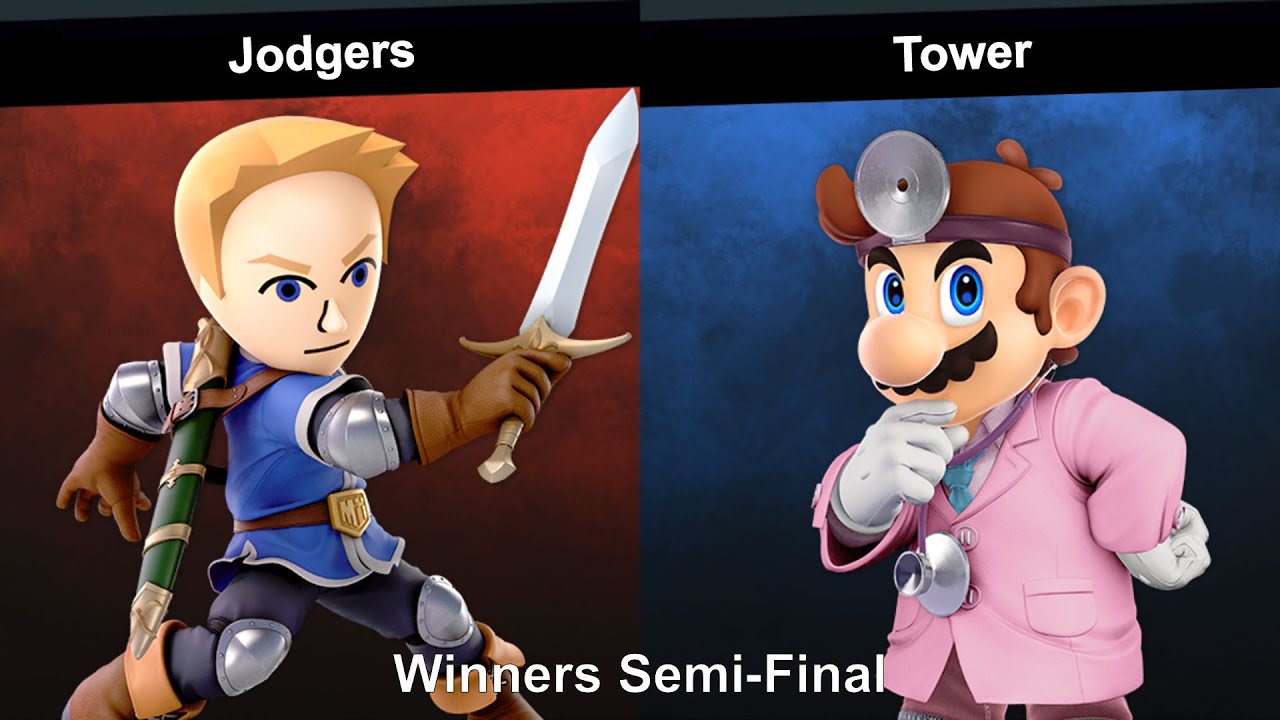 Jodgers (Mii Swordfighter) vs Tower (Dr Mario, Falco, Pac-Man) - Dundee ...