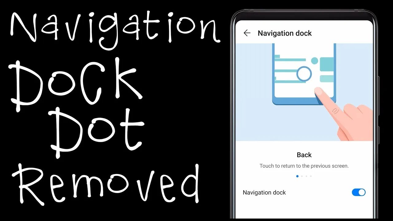 NAVIGATION DOCK | Watch how to remove this now | VOICE TUTORIAL - YouTube