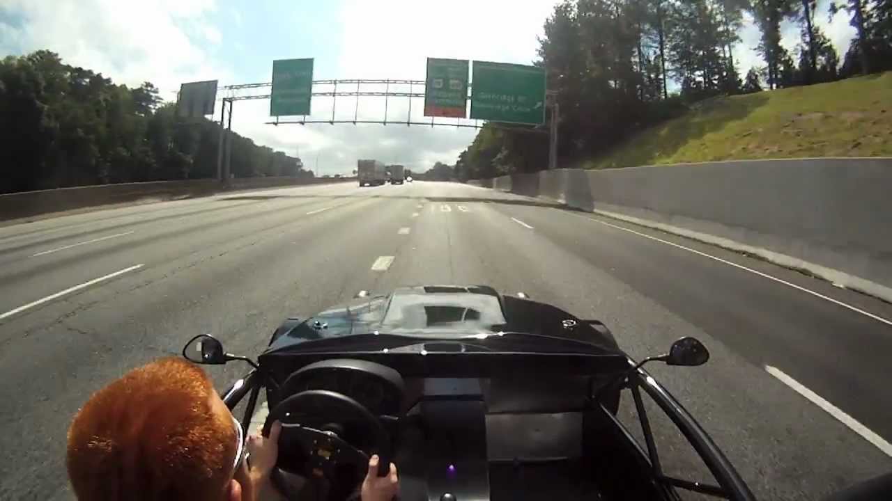 Exomotive MEV Exocet Kit Car Cruising on the Street - YouTube