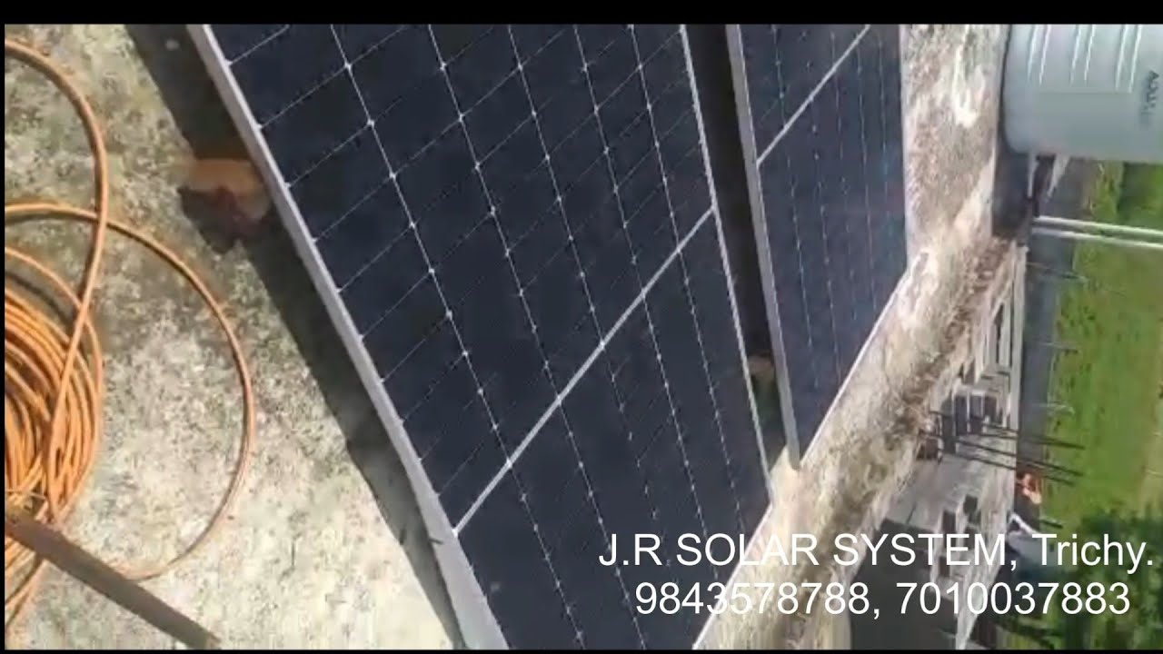540wp mono perc half cut solar panel 950w 72v water pump installation ...