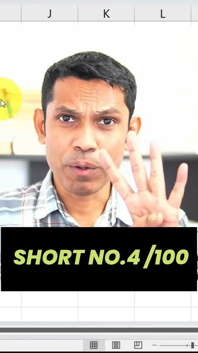 Excel Short Tips No 4 Exceltips Exceltricks Satishdhawale Youtube