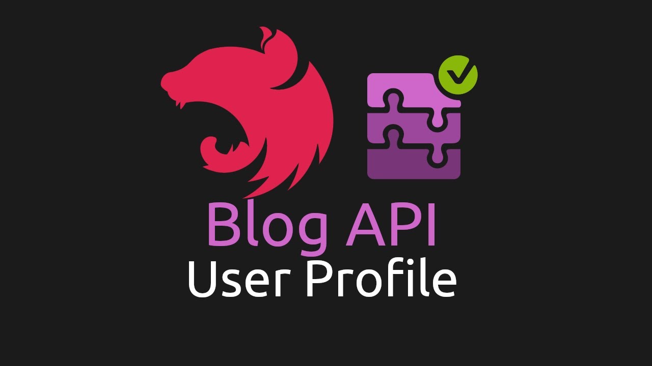 NestJS Blog API - [6] User Profile - YouTube