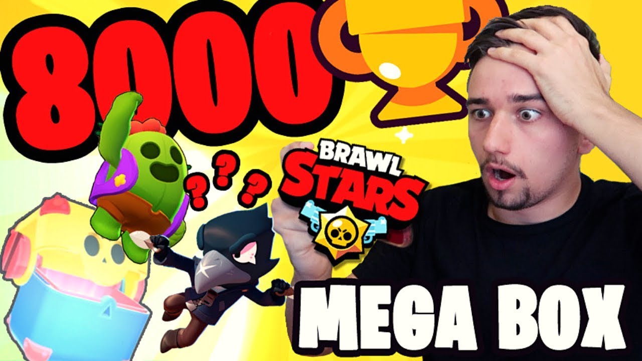 LEGENDARY BRAWLER! 8000 MEGA BOX OPENING! | Brawl Stars CZ/SK Jakub Destro - YouTube