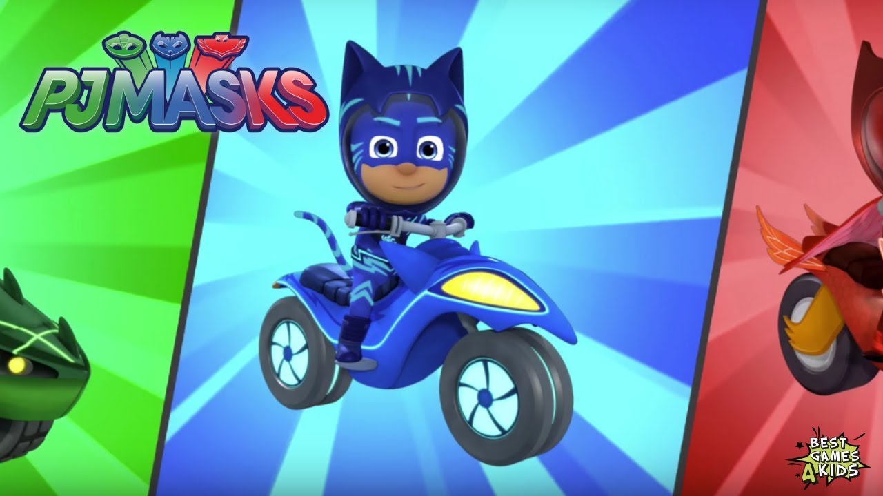 PJ Masks: Racing Heroes | Climb aboard the PJ Rovers and race across ...
