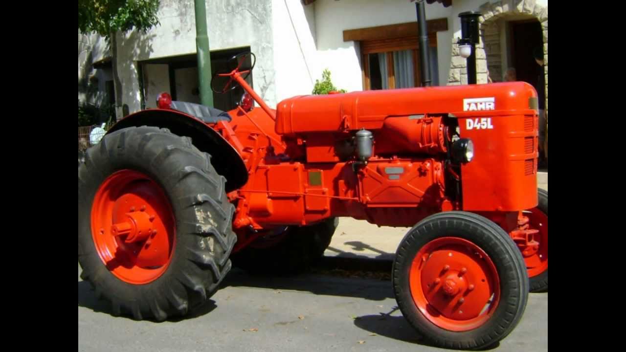 Tractor Fahr D 45 L Restauración - YouTube