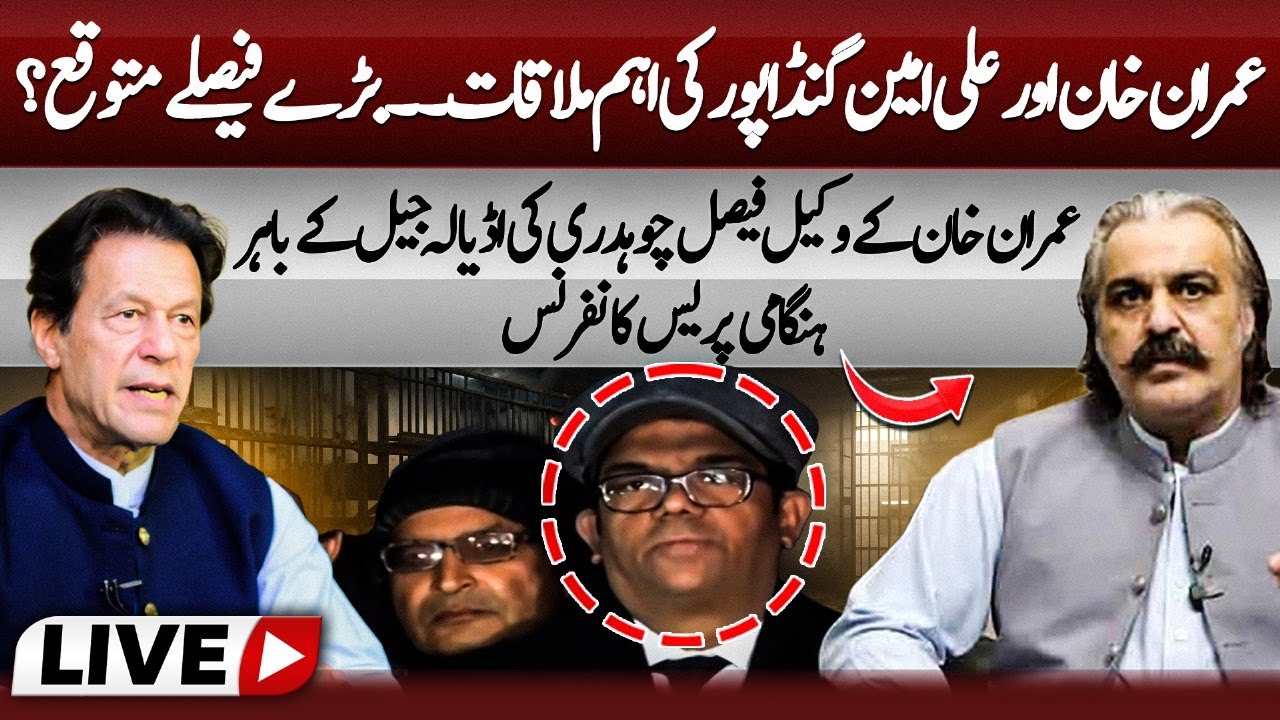 🔴Live | Important meeting between Imran and Ali Amin | Faisal Chaudhry ...