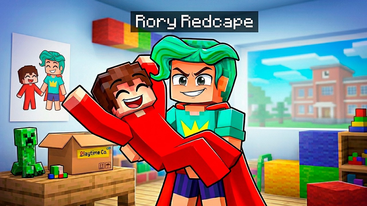 RORY LOVECAPE me ADOPTA en MINECRAFT! (POPPY PLAYTIME 6) - YouTube