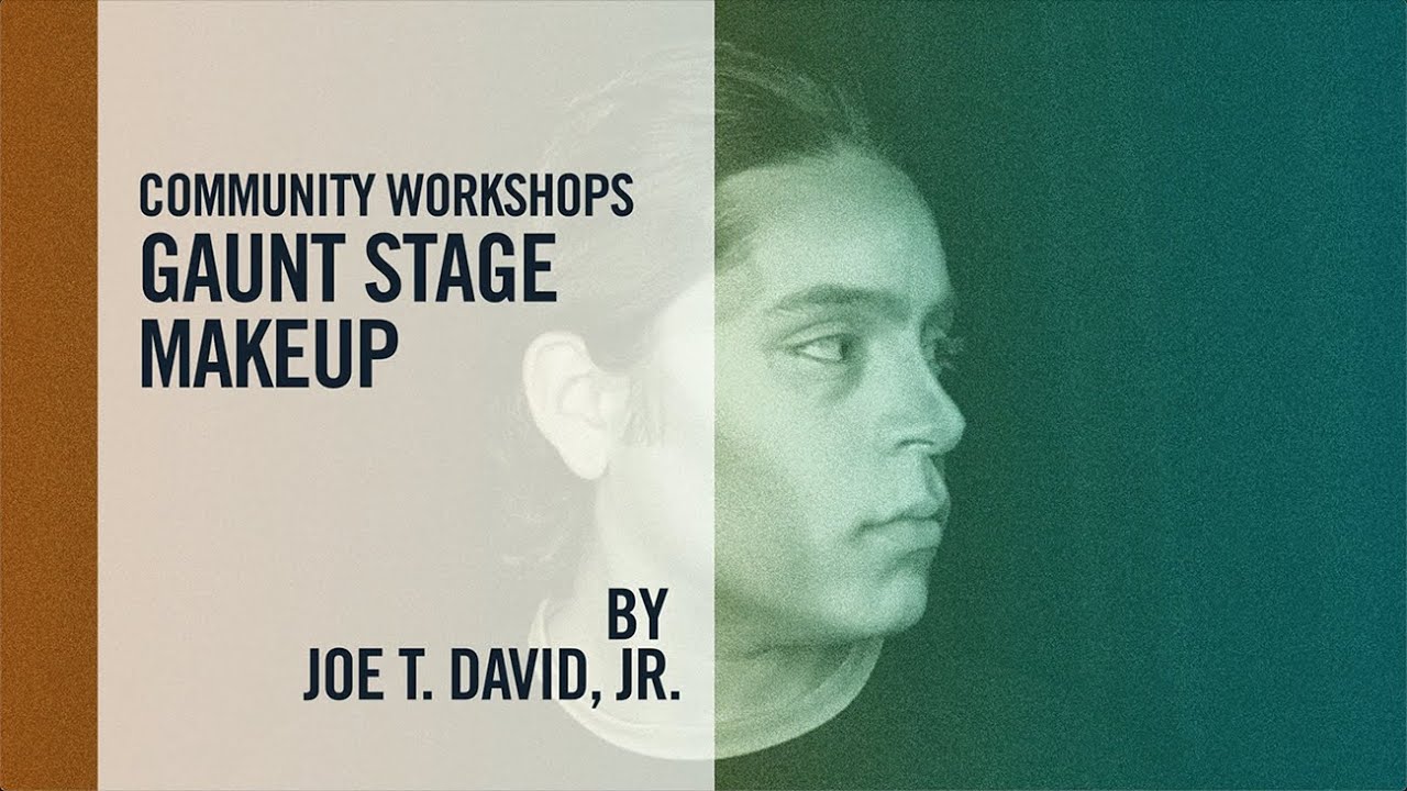 Community Workshops: Gaunt Makeup Tutorial - YouTube