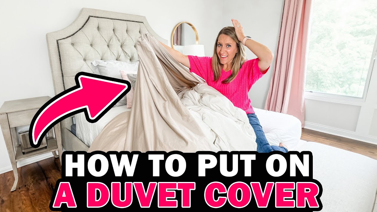 Try This Simple Life Hack to Put Your Duvet Cover On - YouTube