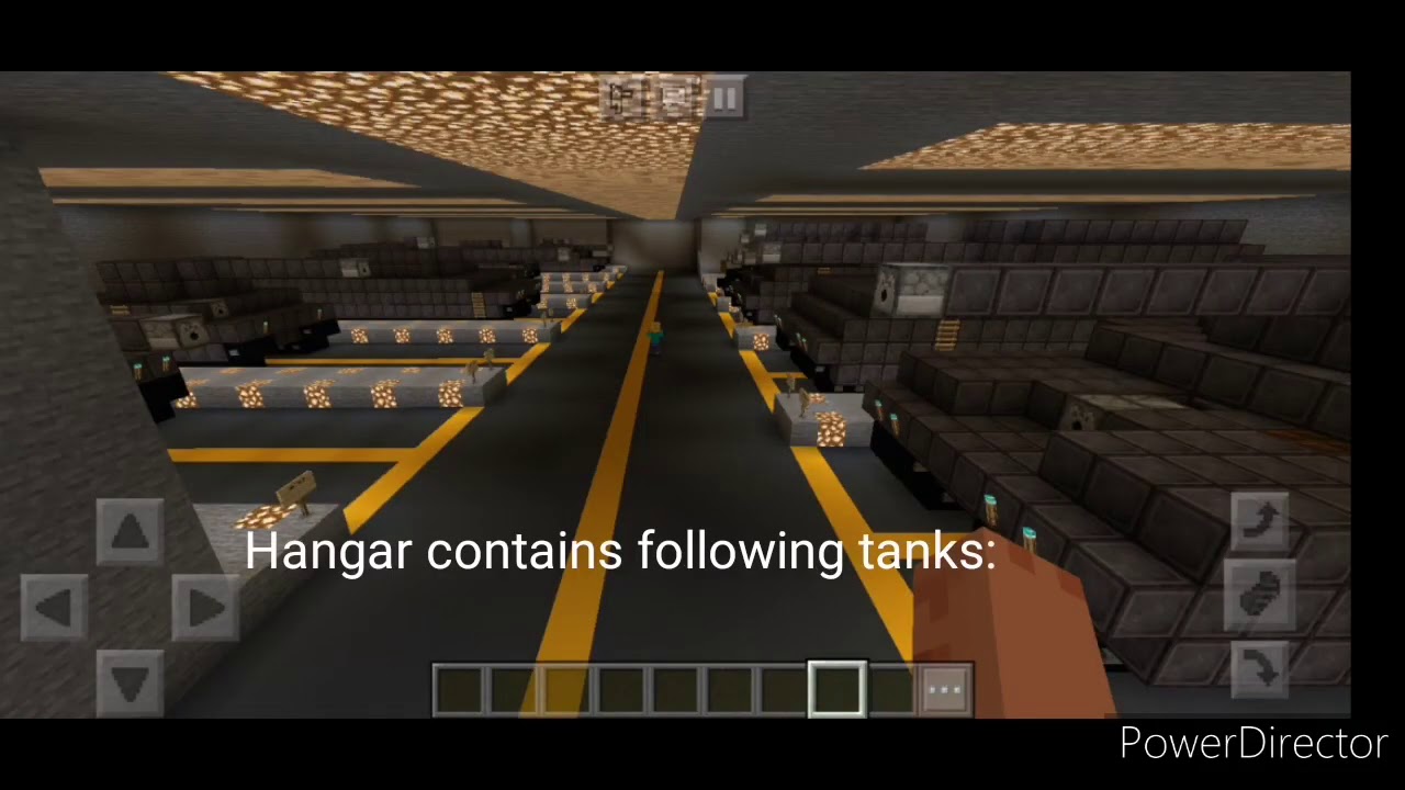 Minecraft/Huge tank hangar - YouTube