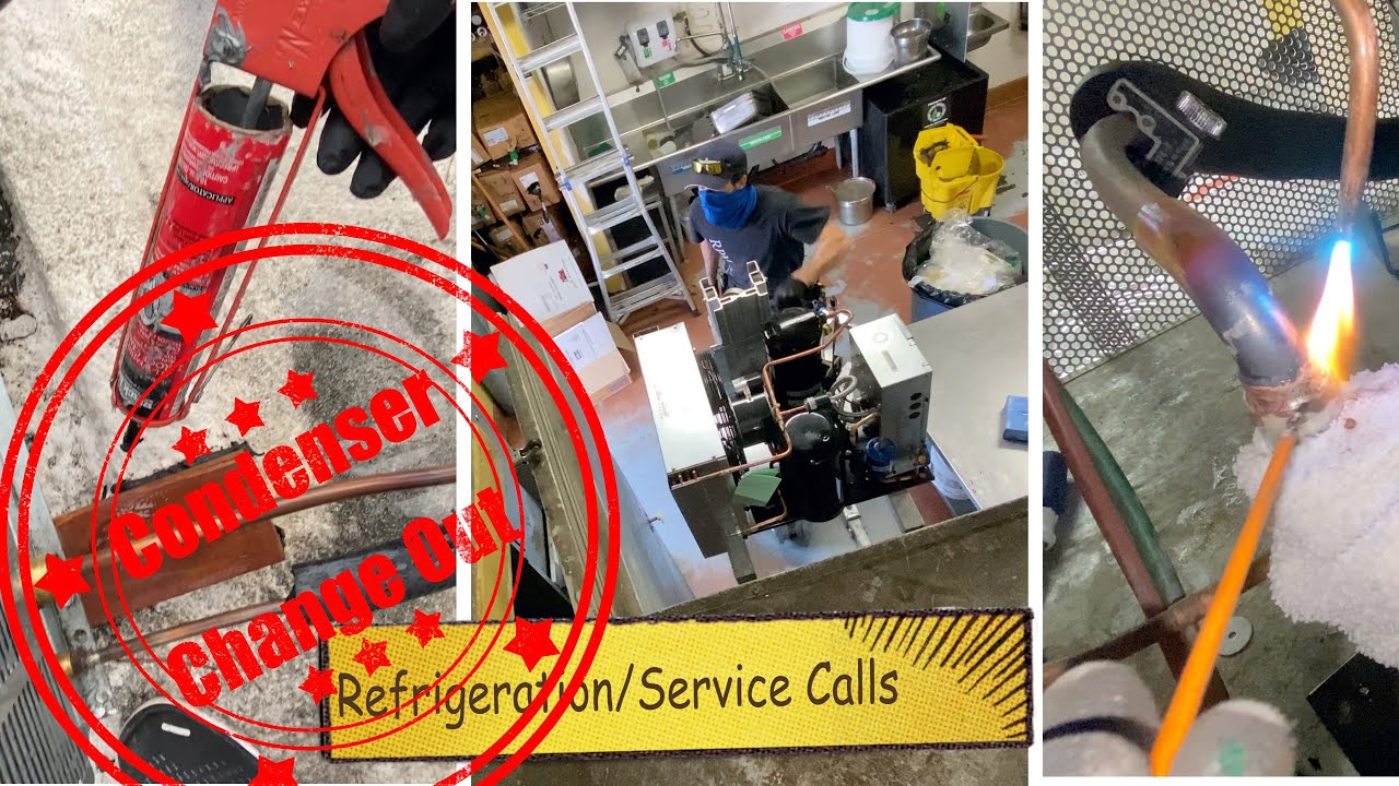 Condenser Change Out And Couple Service Calls. Commercial Refrigeration ...