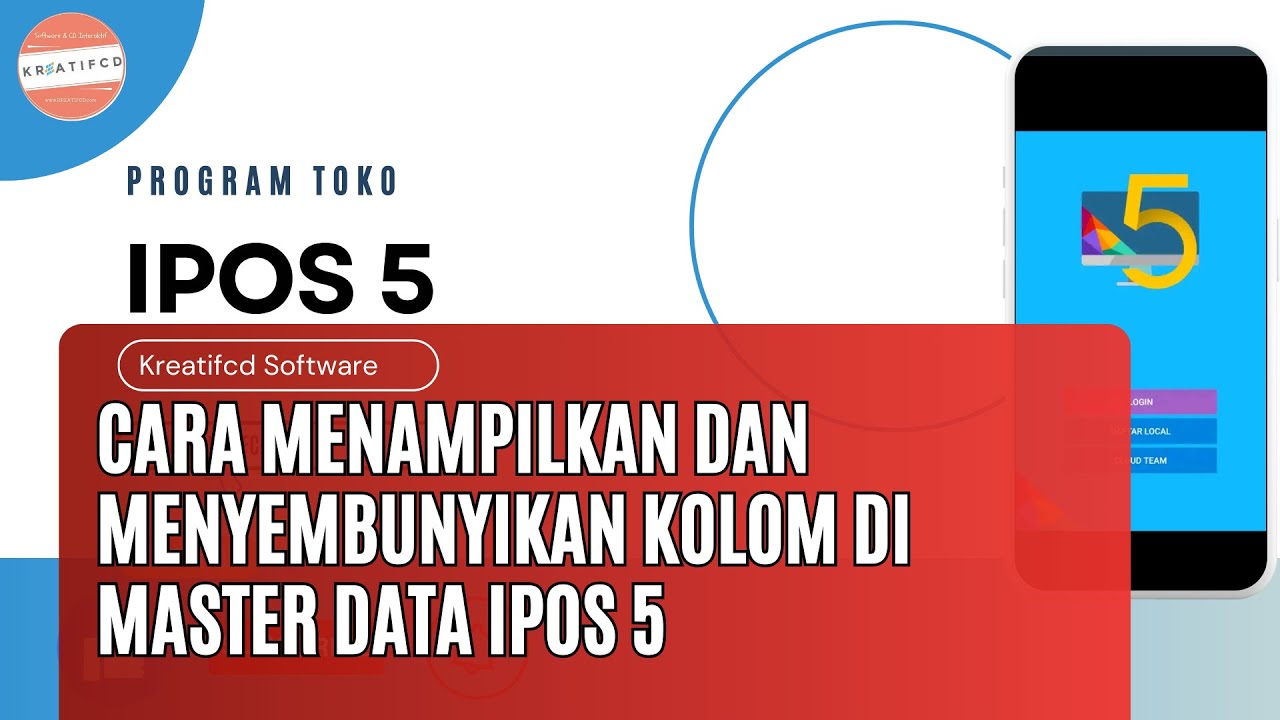 Cara Menampilkan dan Menyembunyikan Kolom di Master Data IPOS 5 - YouTube