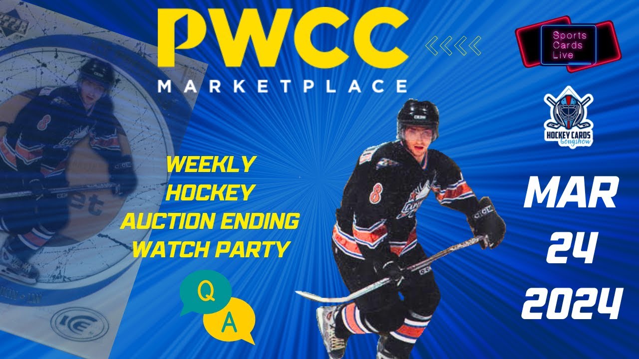 PWCC Live | Weekly Hockey Auction | March 24 2024 - YouTube