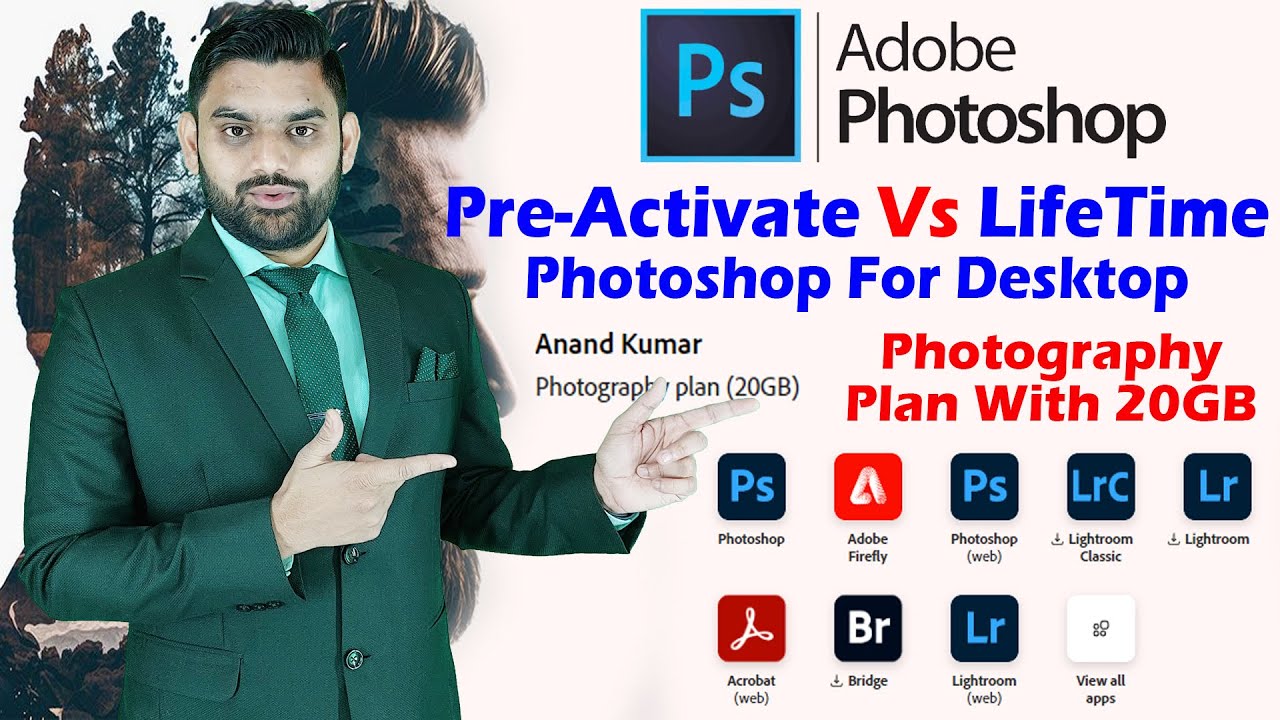 Photoshop Software For Desktop | Adobe Photography Plan 20GB Plan ...