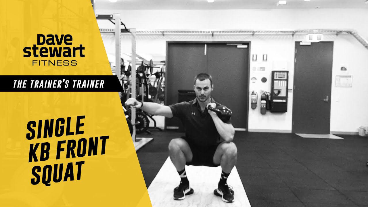 Single KB Front Squat - YouTube