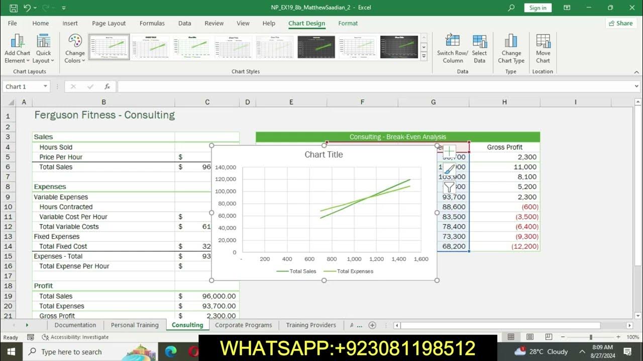 Excel 2019 Module 8 SAM Project 1b | NP_EX19_8b | 2019 Module 8 SAM ...