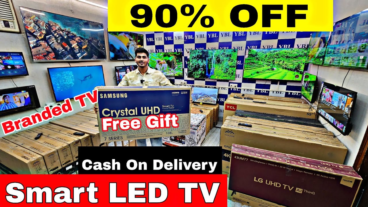 Cheapest Led Tv in Delhi Smart 4K LED Tv Market in Delhi #smartledtv # ...