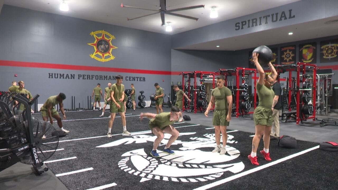 Camp Lejeune opens up human performance center to focus on overall wellbeing - YouTube