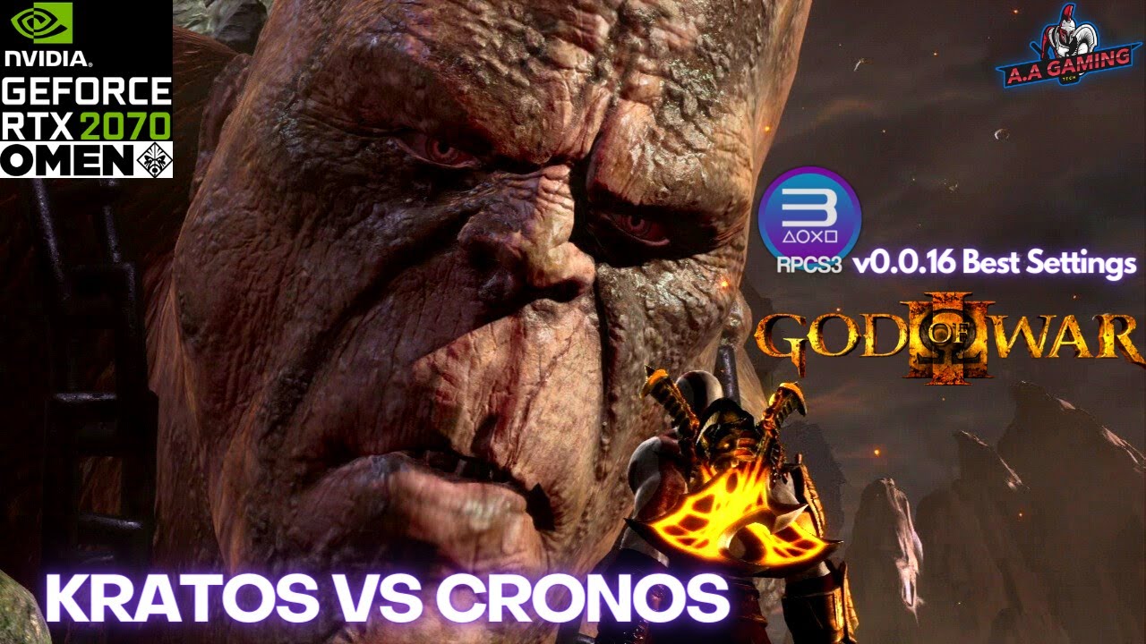 God Of War 3 Cronos Boss Fight RPCS3 Performance || God Of War 3 RPCS3 ...