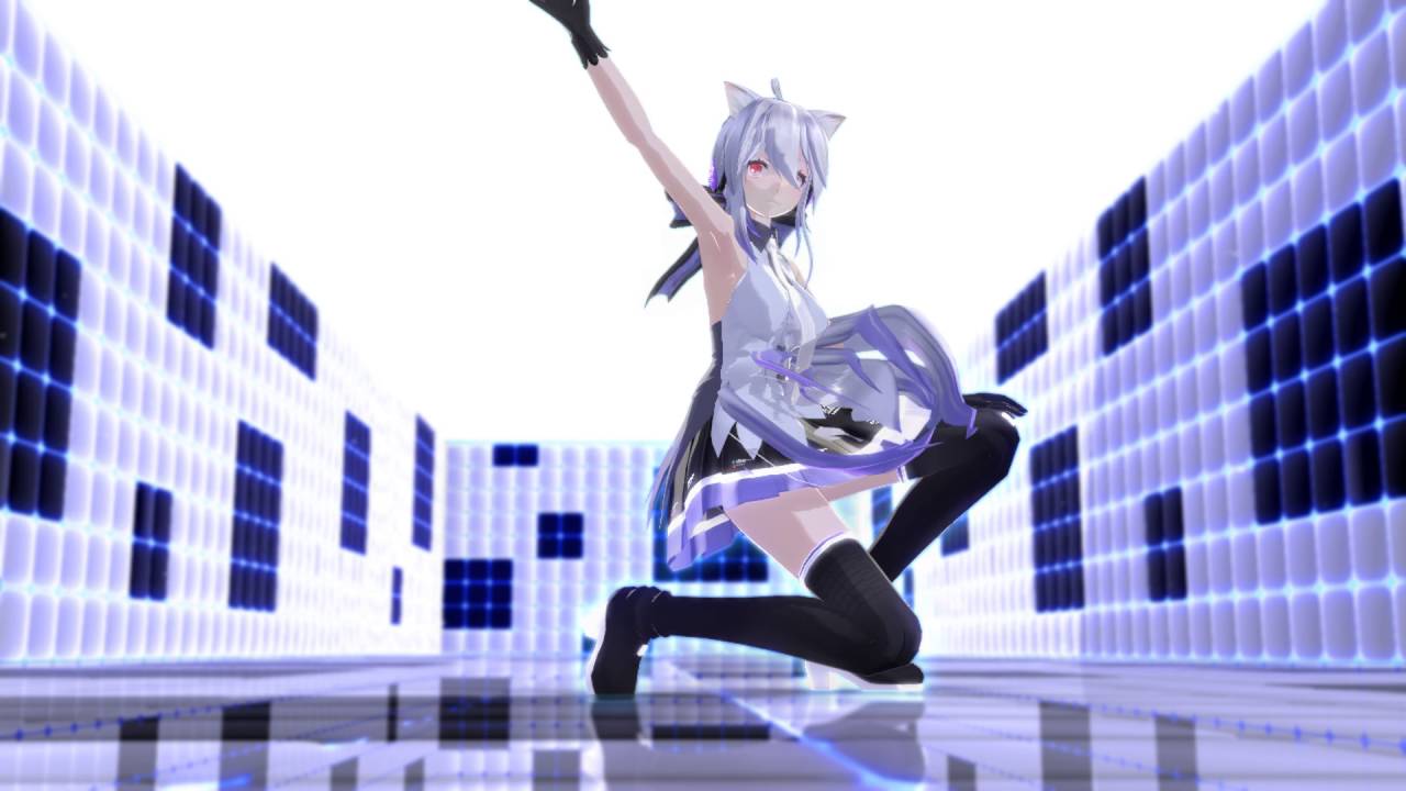 【MMD】ハクで「PiNK CAT」 Tda - YouTube