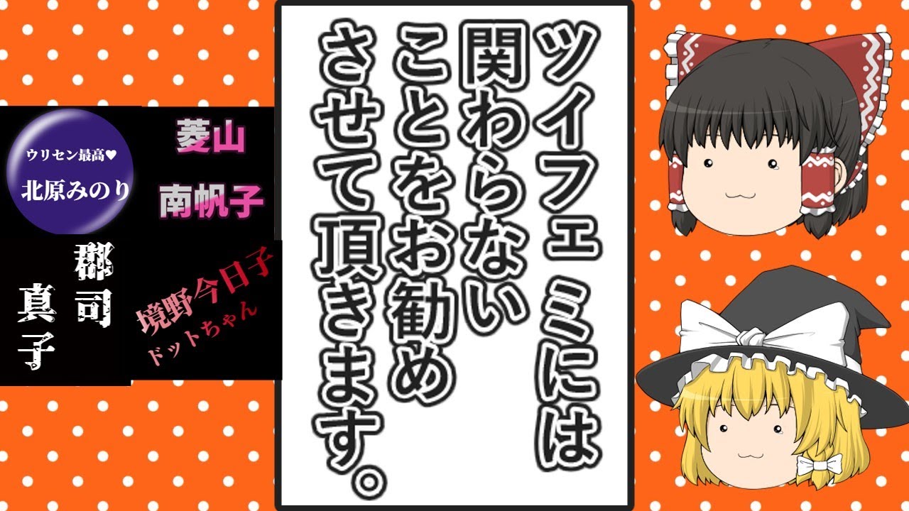【ゆっくり動画解説】ツイフェミ取扱説明書 Youtube