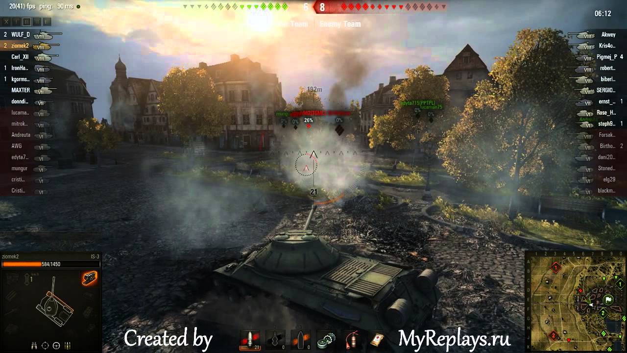 WOT: Siegfried Line - IS-3 - YouTube