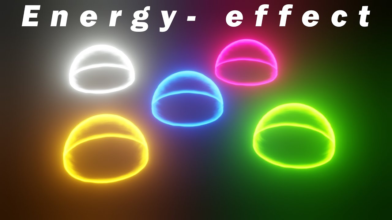 Blender energy FX | Magic Shield Effect | How to create magic effects ...
