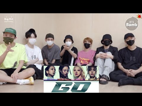 BTS Reaction to Blackpink 'Go' (Colour coded lyrics) Fanmade 💜