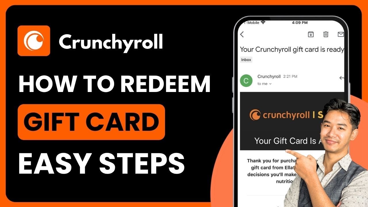 How to Redeem Crunchyroll Gift Card ! - YouTube