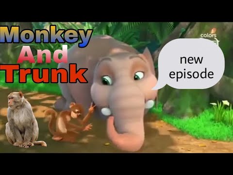 Monkey and Trunk in hindi cartoon । New episode in hindi #munkiandtrunk ...