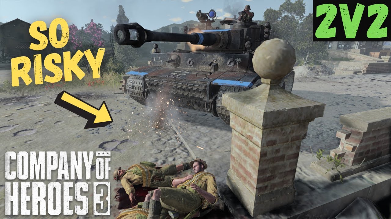 Play-by-Play: Tiger Rush | 2v2 | Company of Heroes 3 - YouTube
