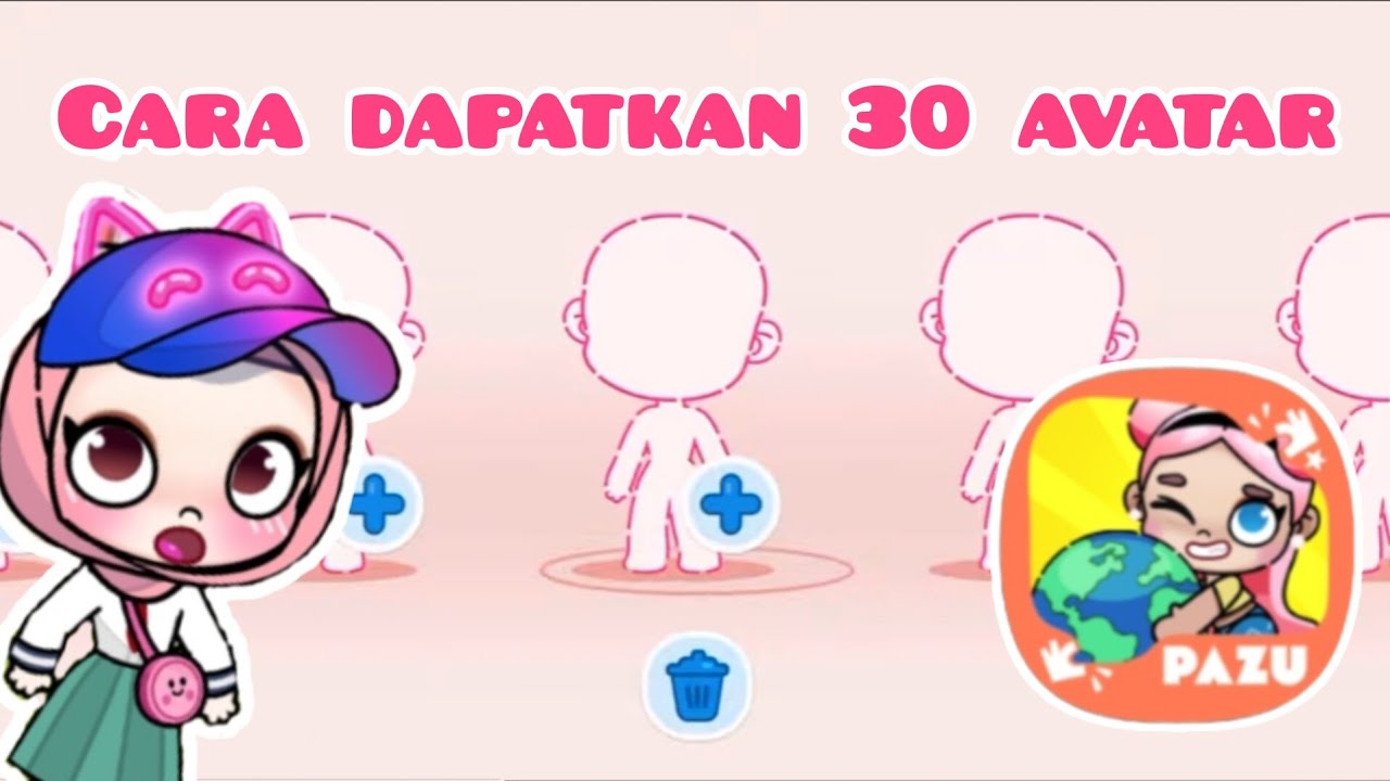 Game Pazu Avatar World | Cara Dapatkan 30 Avatar - YouTube