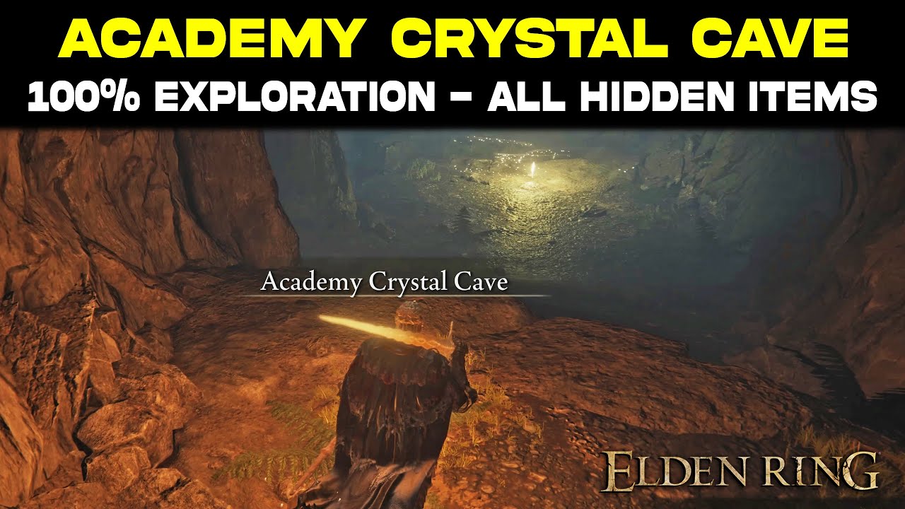 Academy Crystal Cave 100% Exploration Guide in ELDEN RING | All The ...