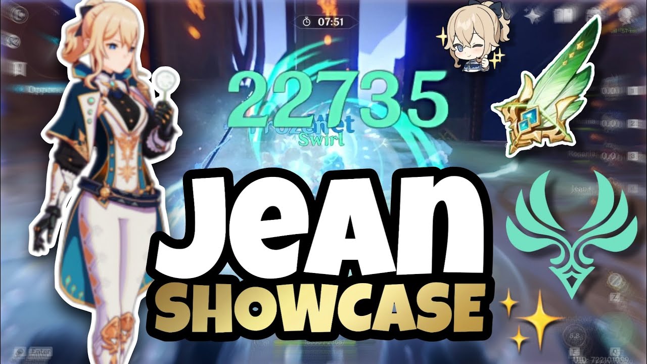 you're building Jean wrong | Hybrid Jean showcase (Sub-DPS/Healer/Burst ...