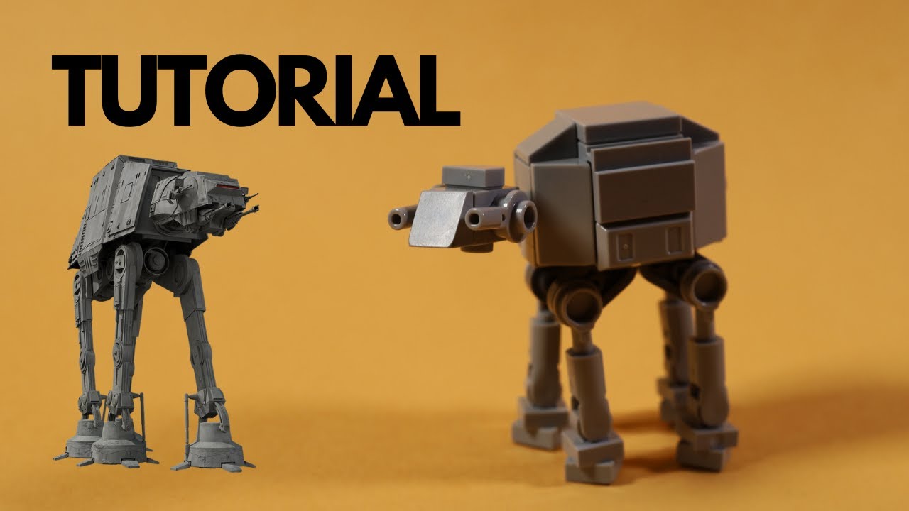 How to Build a Mini AT-AT from Star Wars MOC - YouTube