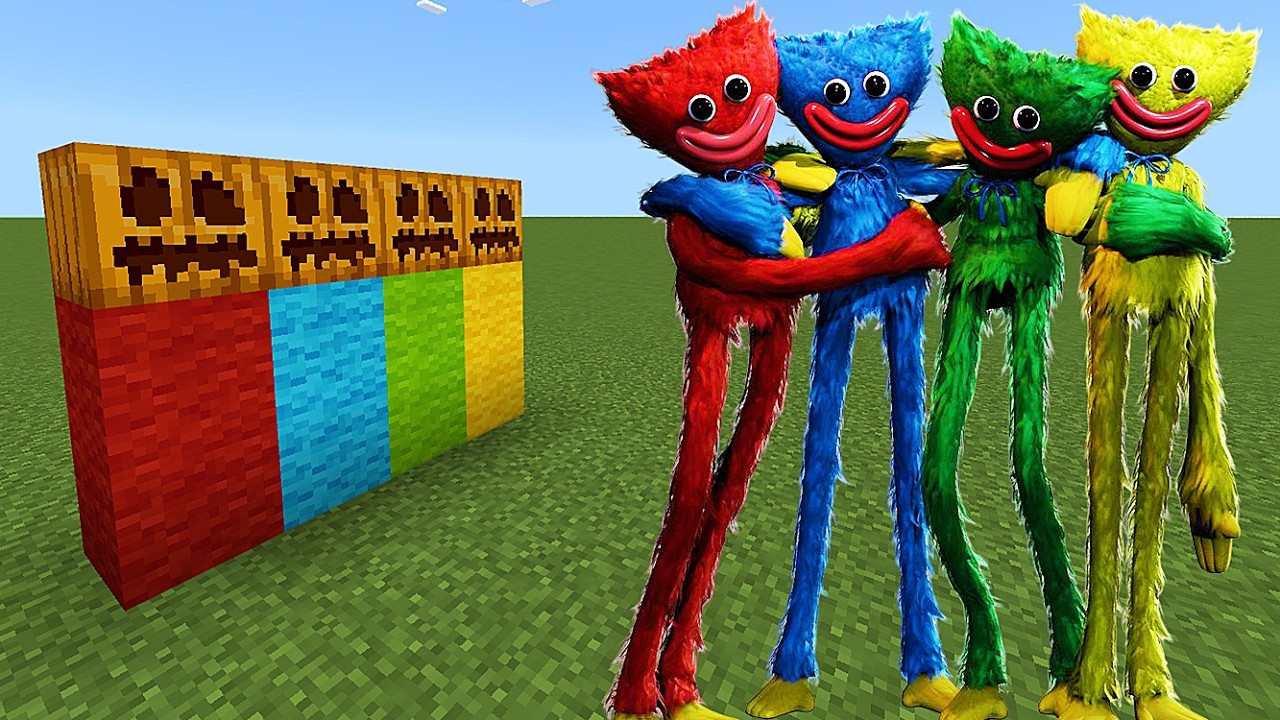 Poppy Playtime Chapter 5 Mini Huggies Addon In Minecraft PE - YouTube