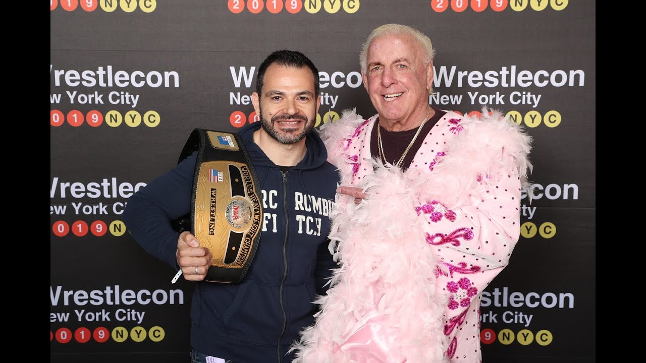 MEETING RIC FLAIR. WRESTLEMANIA 35, WRESTLECON 2019 - YouTube