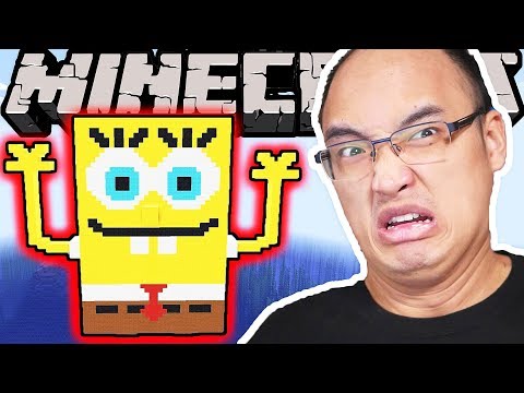 BOB L'ÉPONGE GÉANT ENVAHIT MON MONDE SUR MINECRAFT !