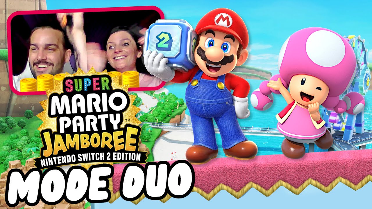 MODE DUO sur SUPER MARIO PARTY JAMBOREE TV NINTENDO SWITCH 2 ! - YouTube