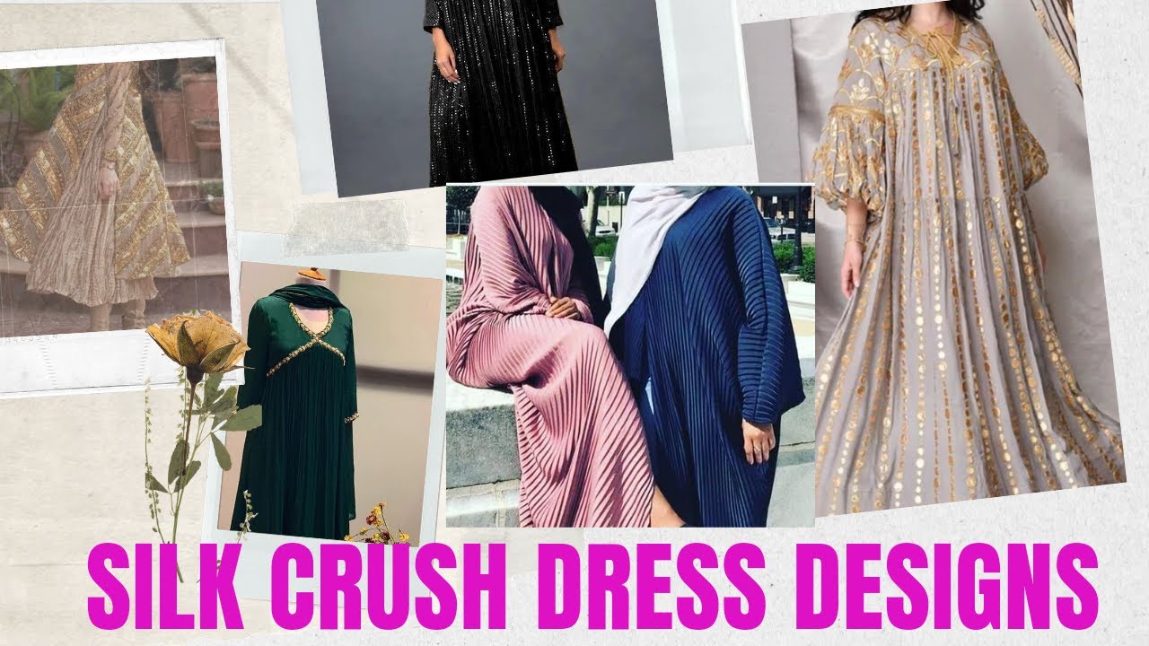 silk crush dress designs|katan silk dress design|katan silk frock ...