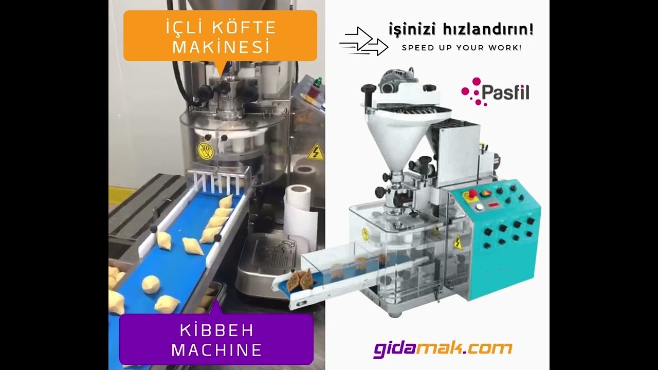 İçli köfte Makinesi - Kibbeh Machine - YouTube