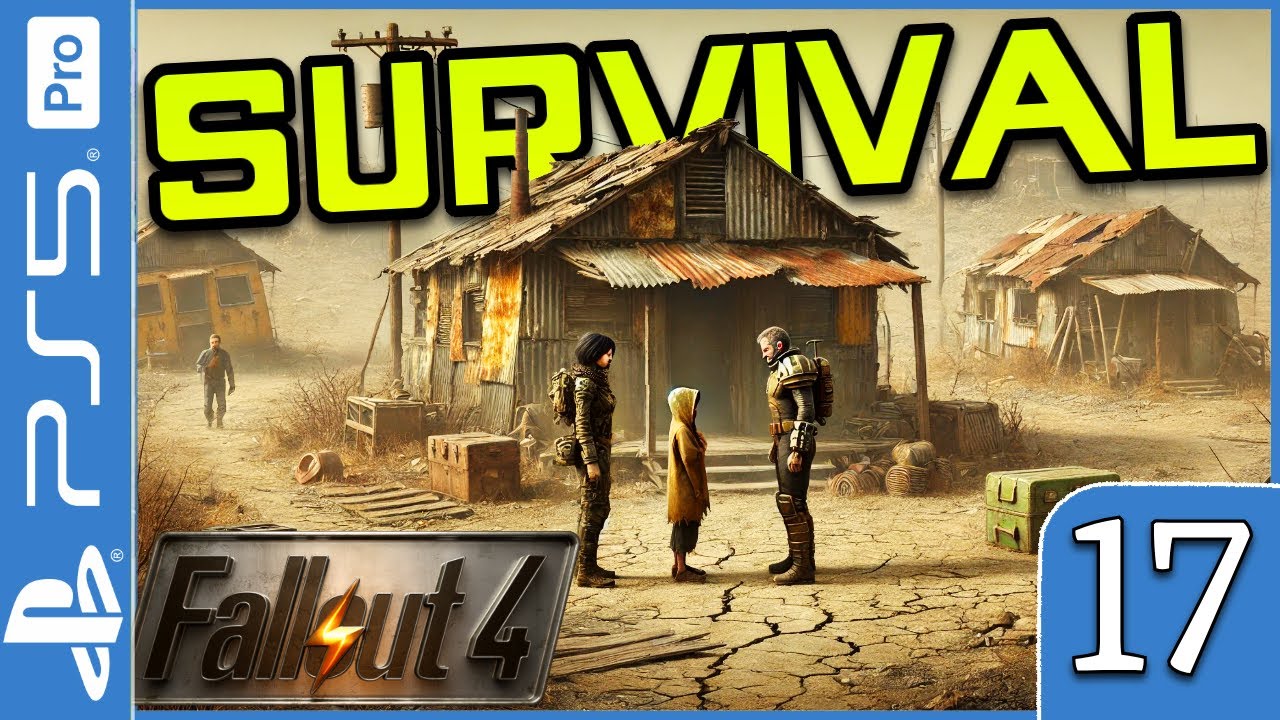 FALLOUT 4 (PS5 Pro) - Survival Mode PART 17: Boston After Dark Quest ...