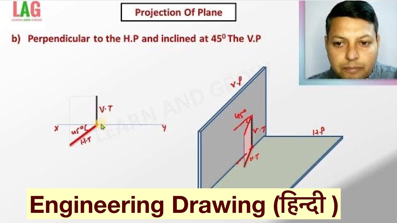 Projection Of Plane | Class : 3 | Engineering Drawing - YouTube