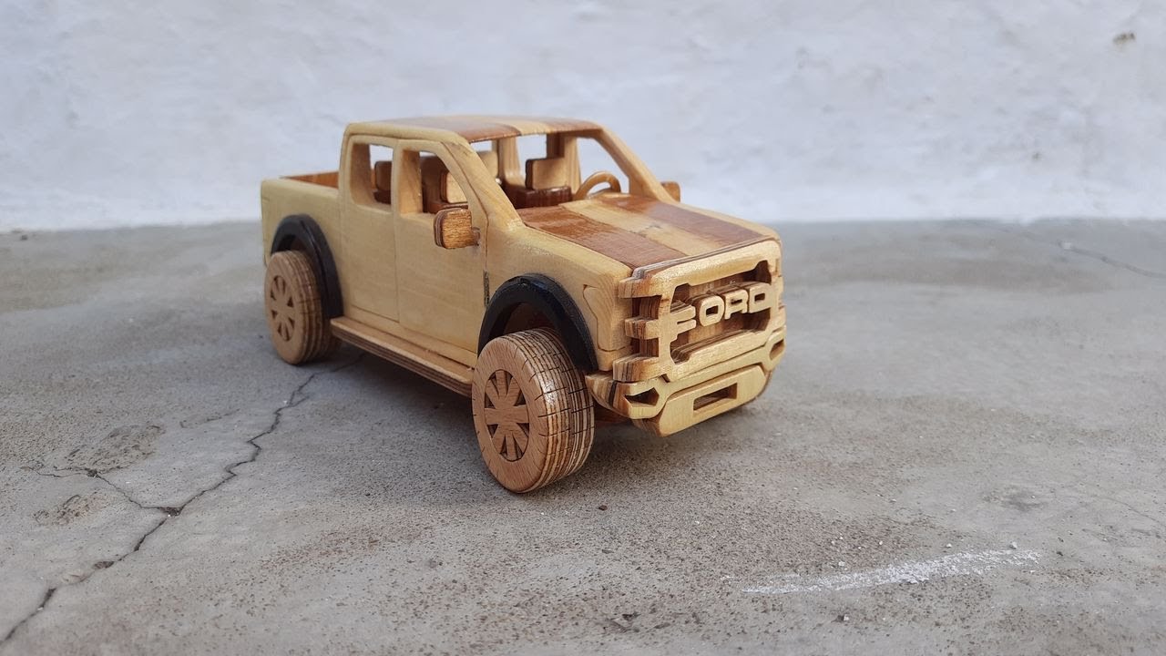 Ford F150 Raptor /DIY Wood Cars / On The ScrollSaw / Ahşap Maket Araba ...