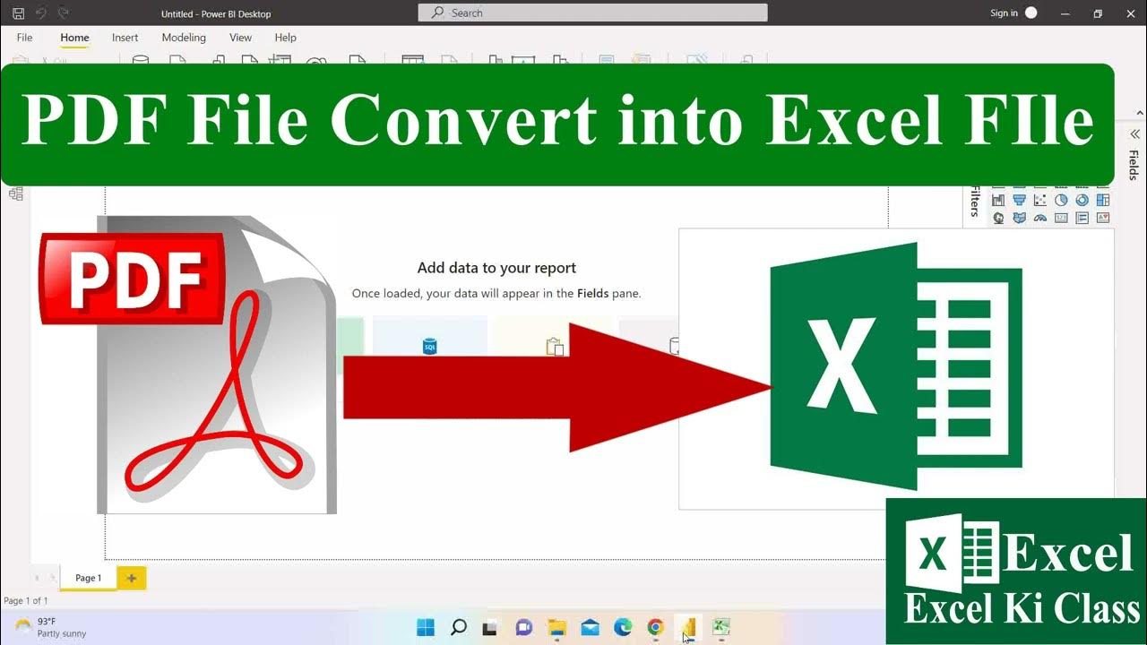 HOW WOULD YOU CONVERT PDF INTO EXCEL FORMAT ! #excel #exceltutorial #excelformula #technology ...
