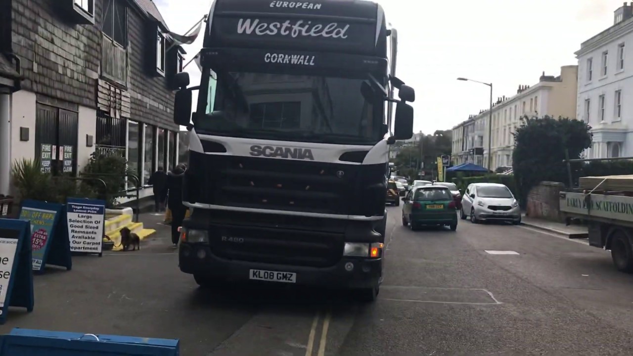 Westfield Transport Lorry In Falmouth Cornwall - YouTube