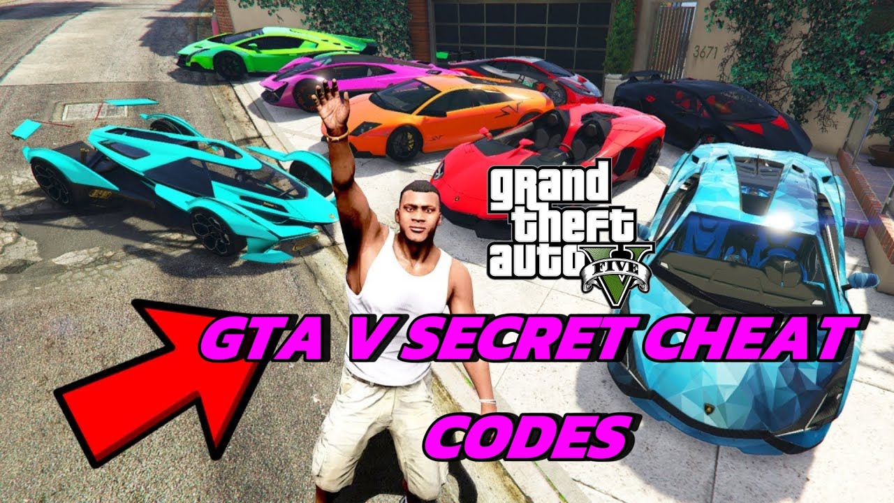 GTA V CHEAT CODES | GTA V SECRET CHEAT CODES🤫🔥 #gta5 #gta #technogamerz ...
